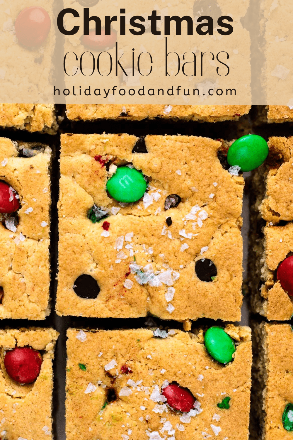 Christmas Bar Cookies - Holiday Food and Fun