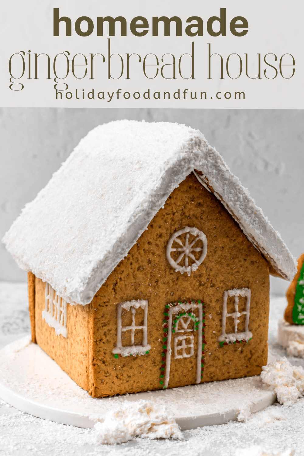 Homemade Gingerbread House Recipe (that anyone can make!)