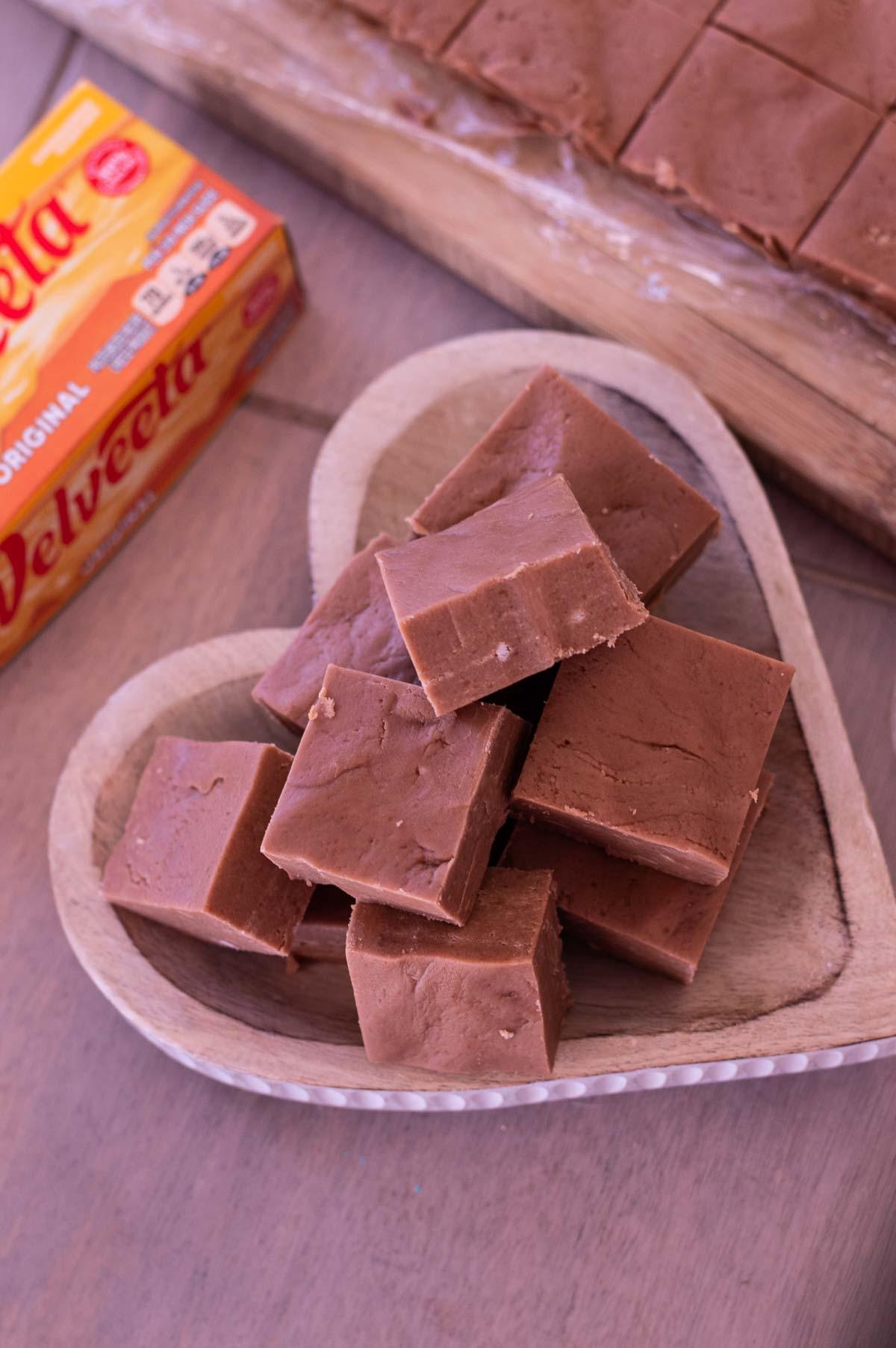 Creamy Velveeta Fudge - Holiday Food and Fun